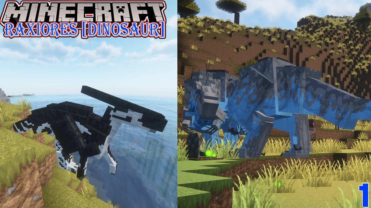 Minecraft:Raxiores [Dinosaur] ១បេះដូងពិសេស - YouTube