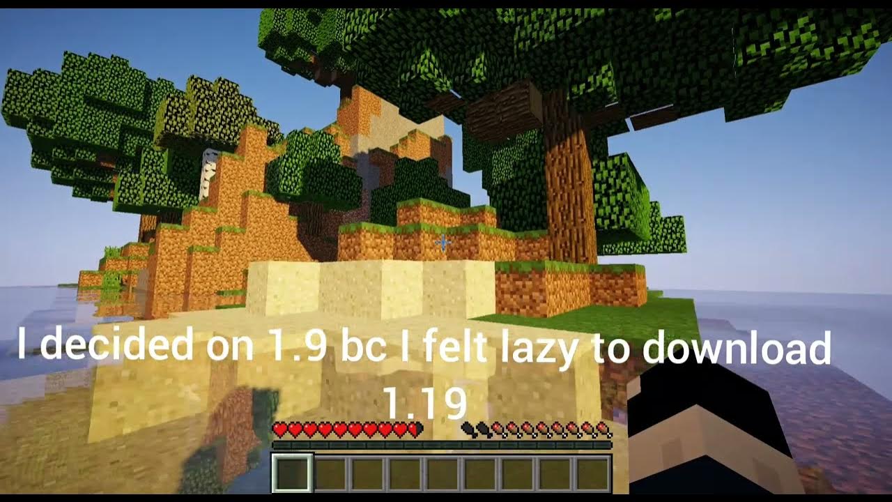 Playing minecraft Java for the first time - YouTube