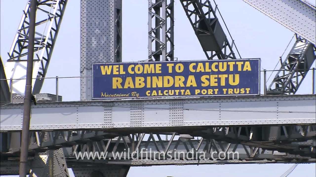 Rabindra Setu - world's busiest cantilever bridge - YouTube
