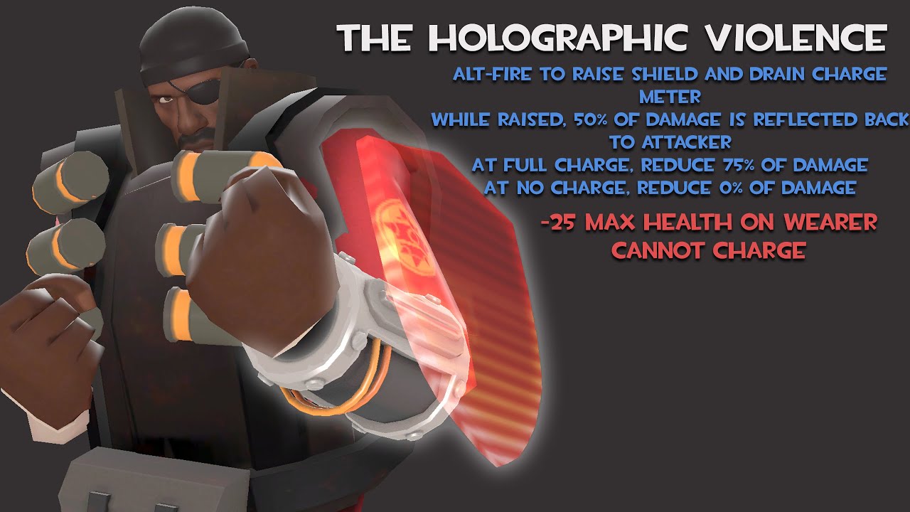 Holo-Shield but it reduces 0-75% damage and reflects 50% back at enemy ...