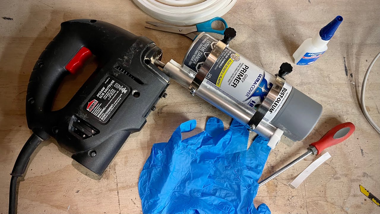 Jigsaw Spray Paint Shaker - YouTube