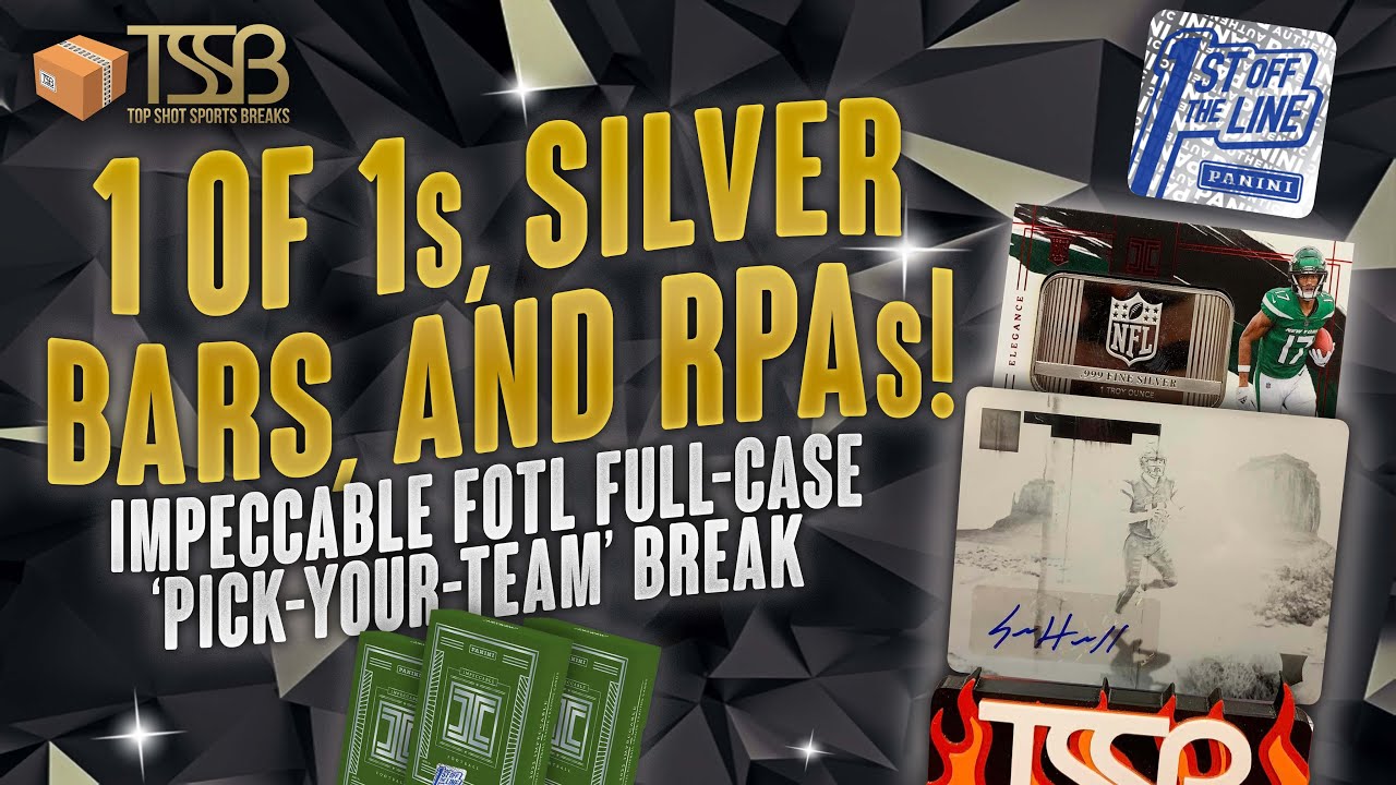 1 of 1s, Silver Bars, and RPAs!!! (FULL CASE of IMPECCABLE FOTL) - YouTube