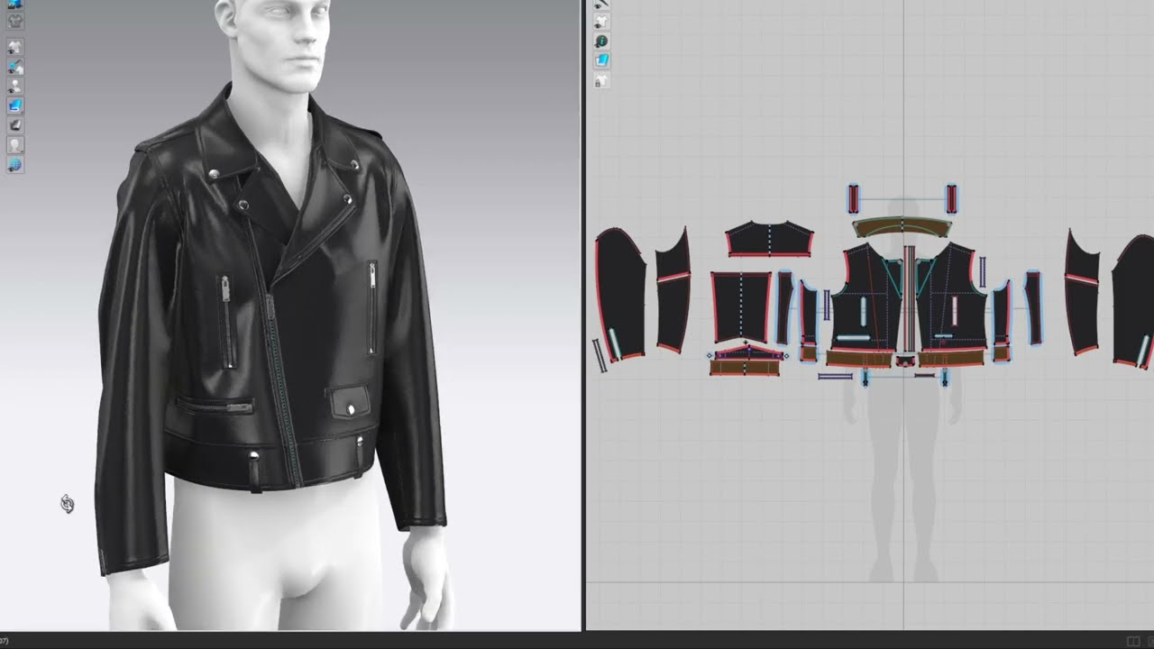 Leather Jacket Marvelous Designer: Hướng Dẫn Thiết Kế Áo Khoác Da 3D ...