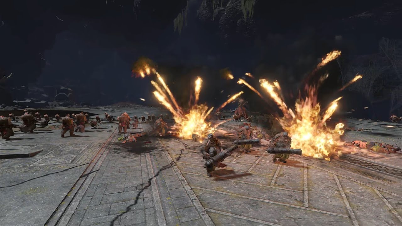 Dwarfs vs Ogre Kingdoms - Massive Battle - Total War Warhammer 3 - YouTube