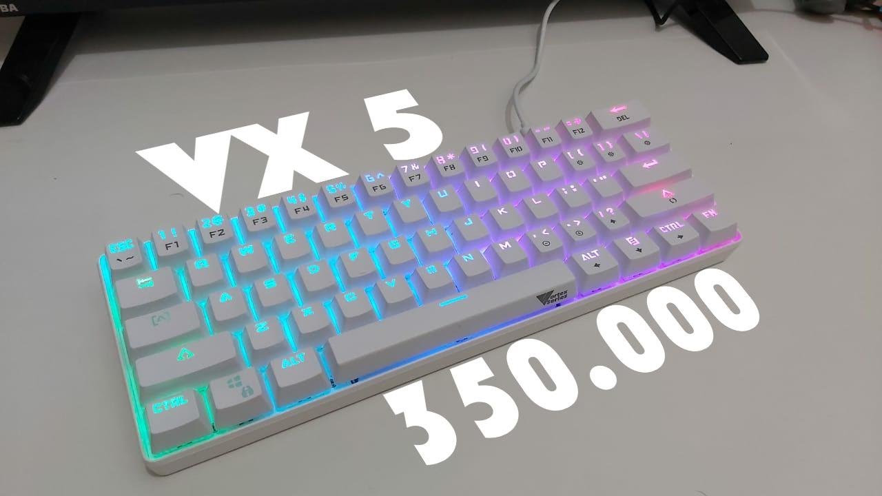 mechanical keyboard rgb termurah? | review Vortex Series VX5 - YouTube