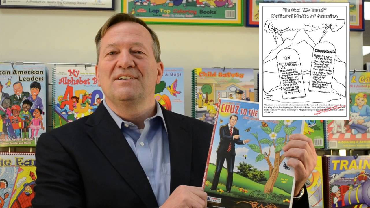 U.S. Senator Ted Cruz to the Future™ - Comic Coloring Activity Book ...