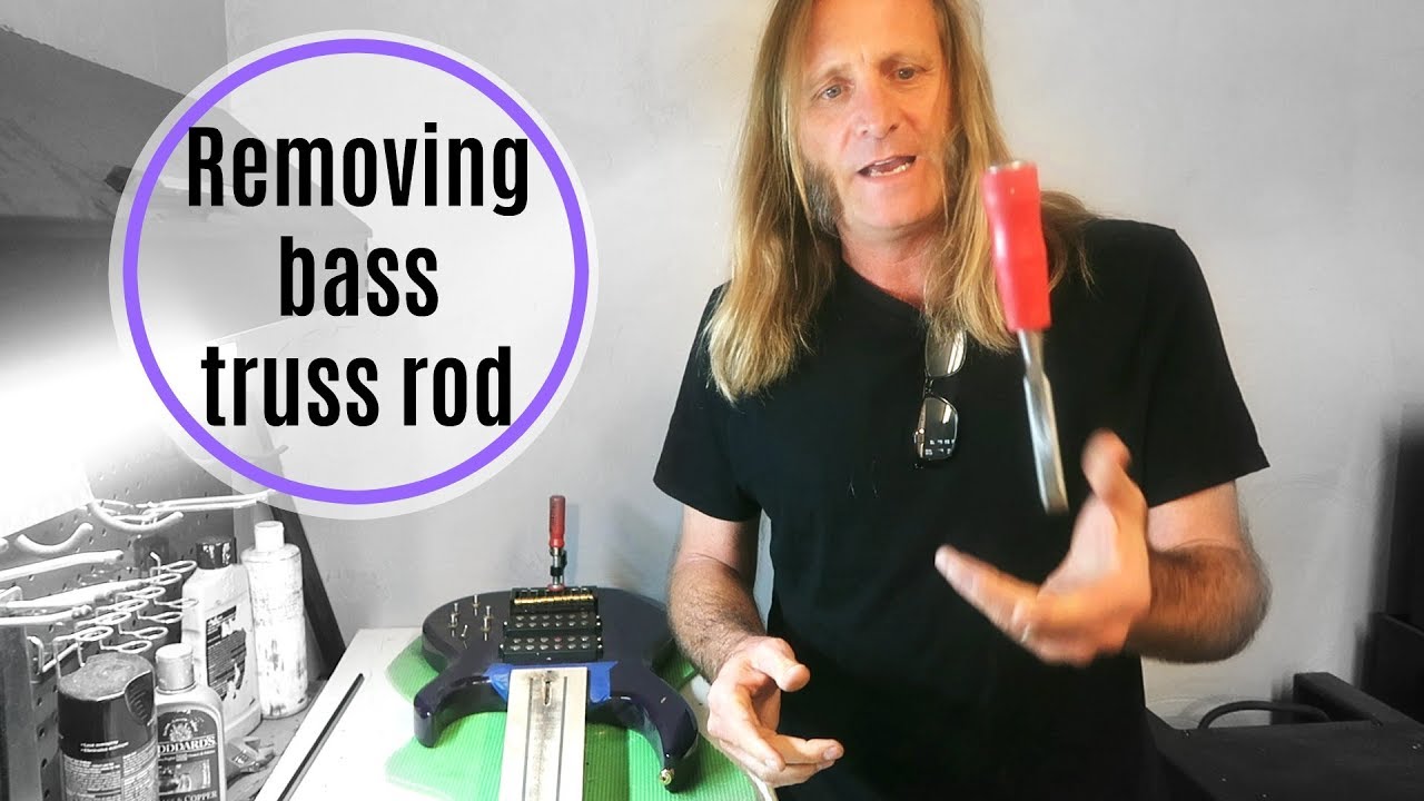 Bass truss rod - Removing (Part 3) - YouTube