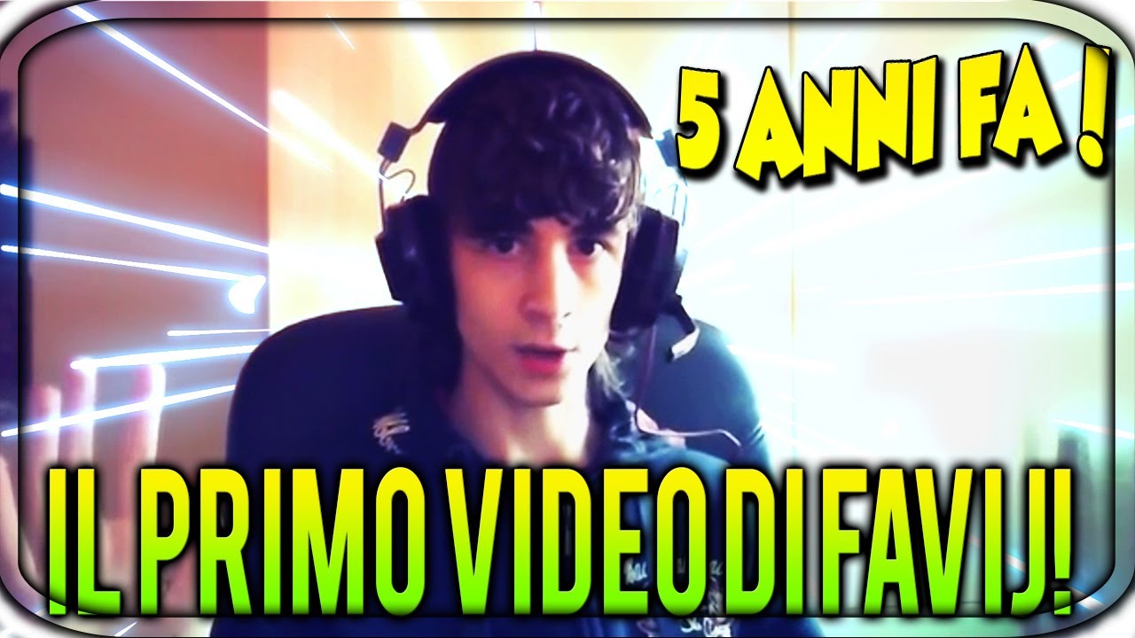 IL PRIMO VIDEO DI FAVIJ SU YOUTUBE! - YouTube