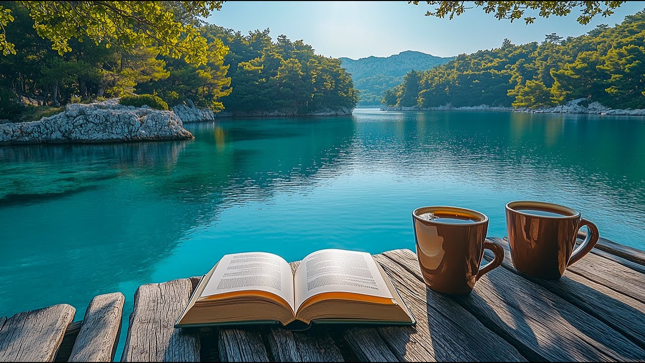 Winter Wonderland: Relaxing Jazz Music On Lakeside Terrace For Work ...