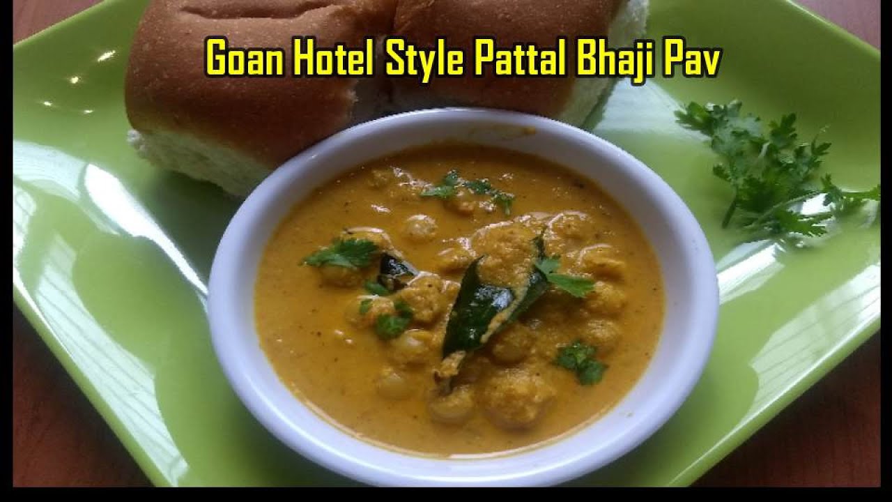 Goan Hotel Style Pattal Bhaji Pav | चण्याचो रोस | पातळ भाजी | Easy Goan ...