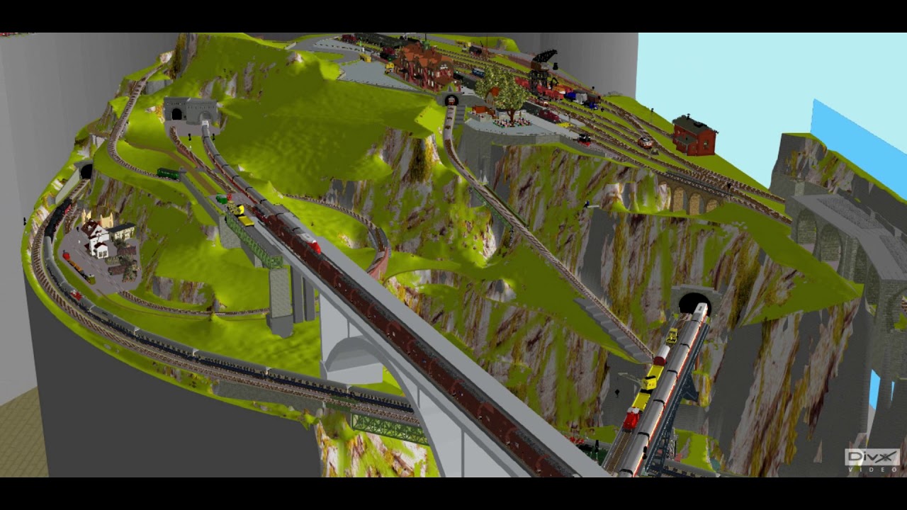 Gleisplan Spur N Betaversion - YouTube