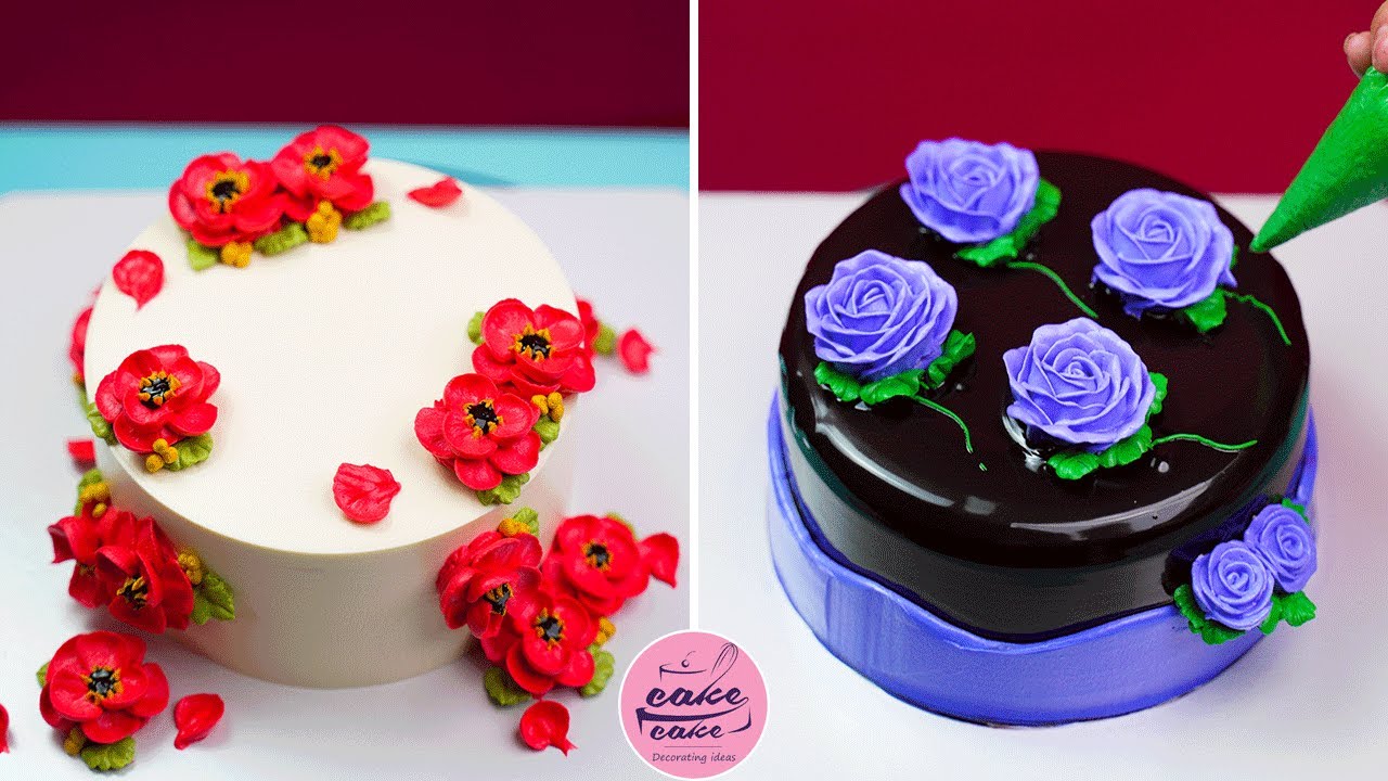 Simple and Quick Cake Decorating Tutorials Ideas | So Yummy Cake ...