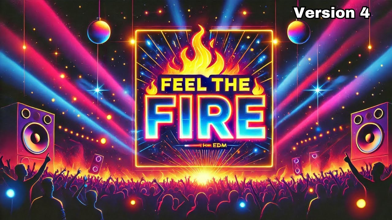 Feel the Fire: Uplifting Pop EDM Anthem for Energetic Vibes | New Rap Song 2024 | Version 4 ...