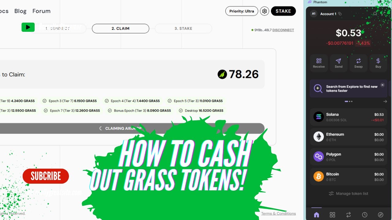 How to Withdraw Grass Tokens: A Step-by-Step Guide - YouTube