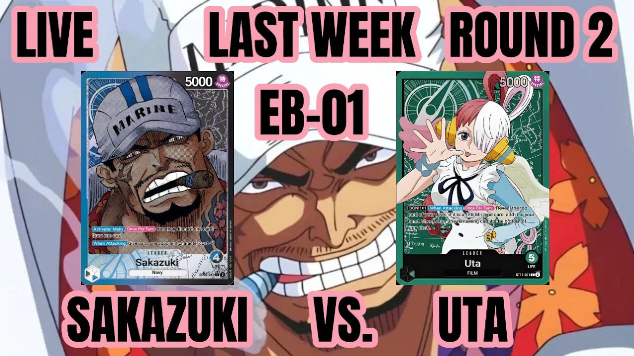 EB01 SAKA VS. UTA R2 | ZERO BLOCKER! 😭😭 AGAIN! | One Piece Card Game ...