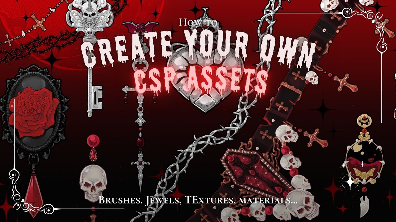 Create your own CSP Assets (Textures, Materials, Jewels, Crowd Brush ...