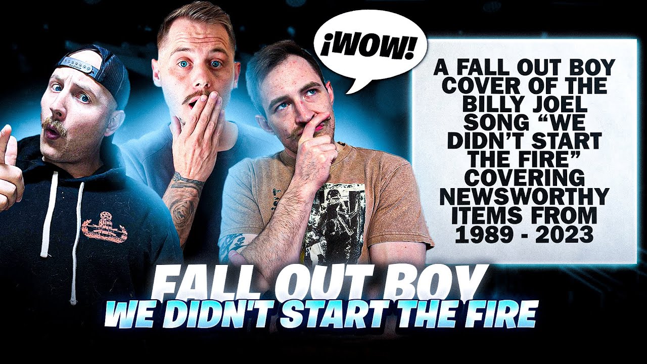 *REACTION* Fall Out Boy - We Didn't Start the Fire - YouTube