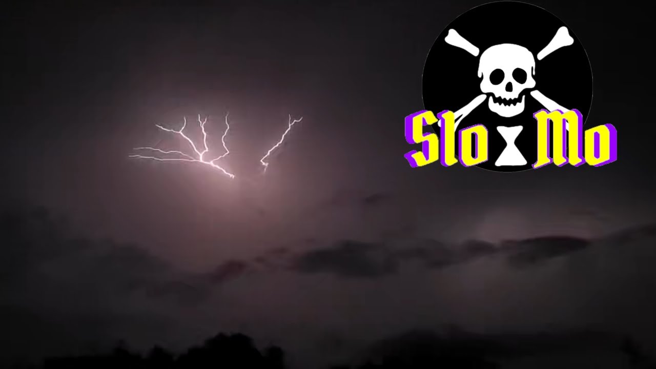 Series of Sauntering Spider Lightning ☠ Slow Mo ☠ [TLC0065] - YouTube