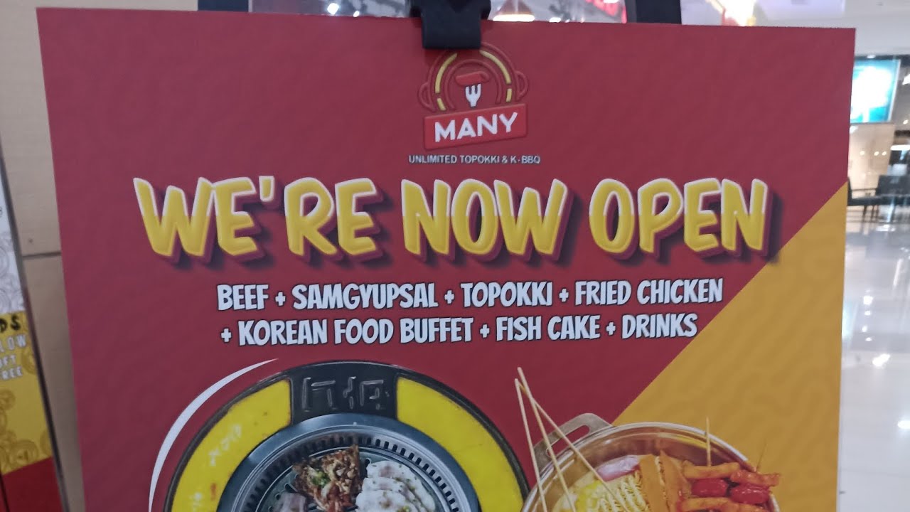 Many Unlimited Topokki & K-BBQ - YouTube