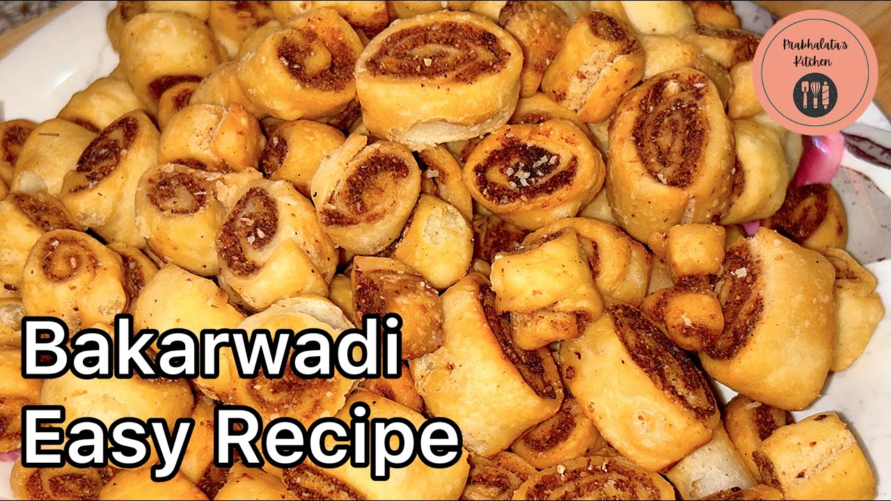 crispy bakarwadi recipe | bhakarwadi recipe | how to make bhakarwadi ...