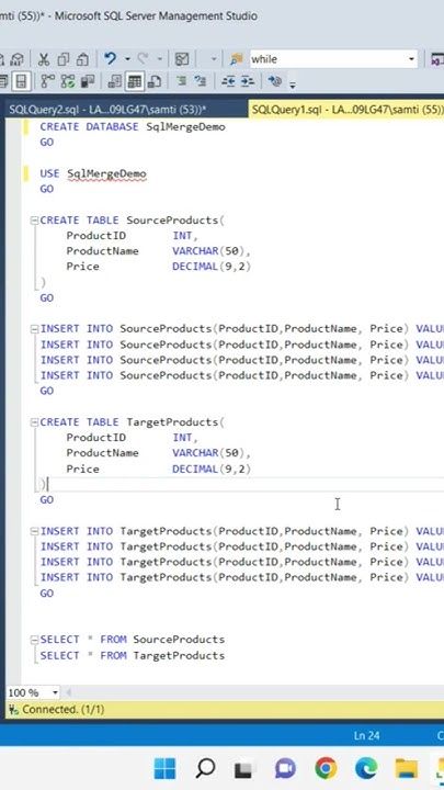SQL Merge - click to watch full video - YouTube