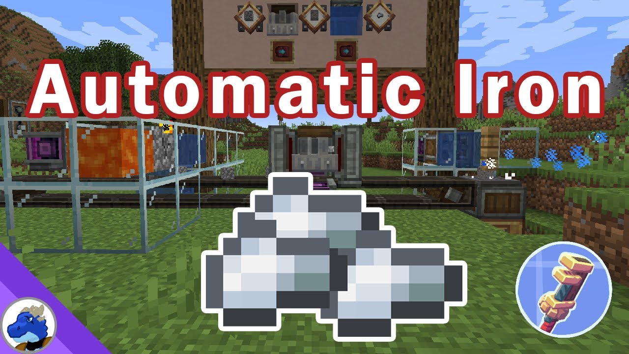 How Create can be used to make an Automatic Iron factory! - YouTube