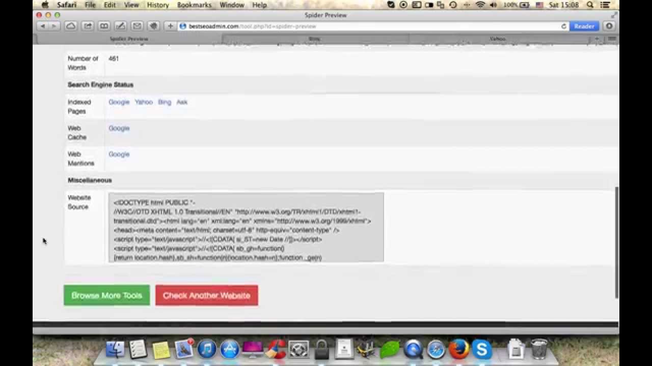 See what Google Spiders See - YouTube