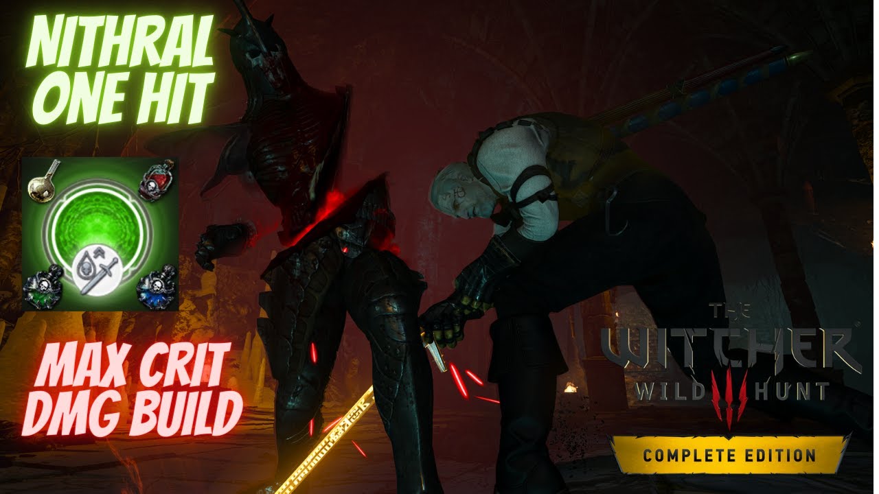 Witcher 3 Next Gen │Nithral boss one hit (Hard mode) - YouTube
