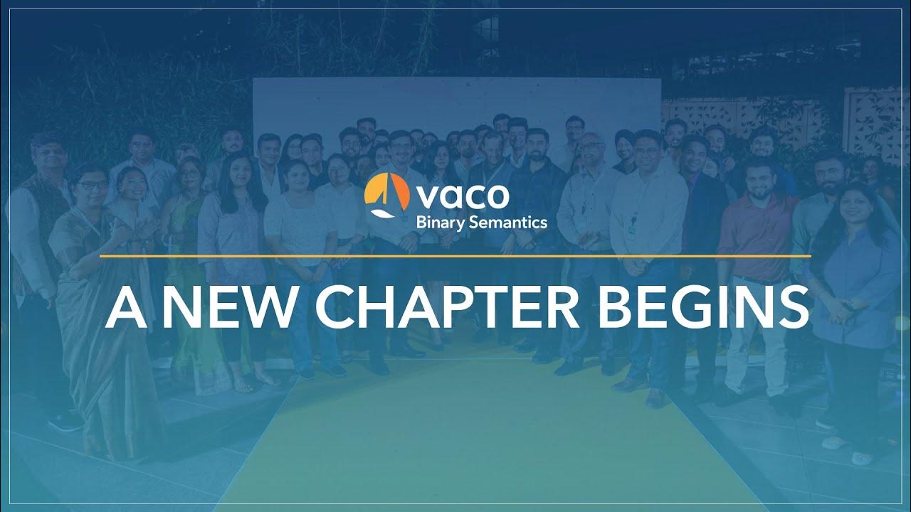 Vaco Binary Semantics: Embarking on a New Chapter! - YouTube