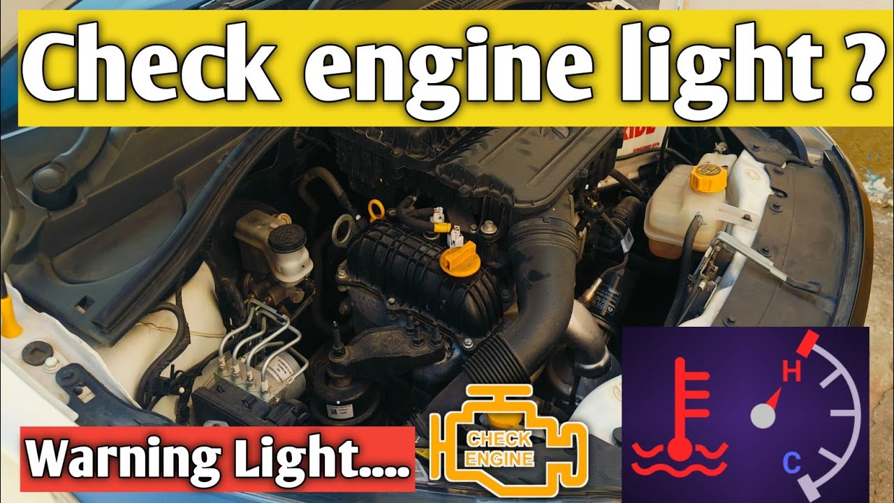 Engine check light on | warning Light problem | car breakdown how to ...