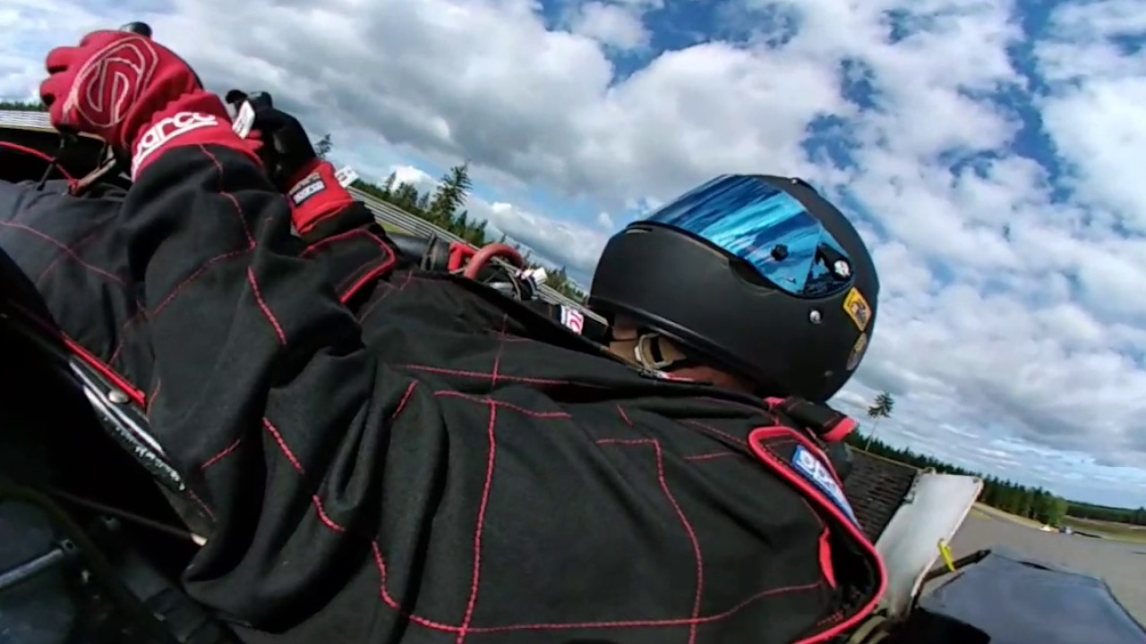 6/3/17 Group6 FKE #16 80cc laydown (My 1st kart race at Ridge ...