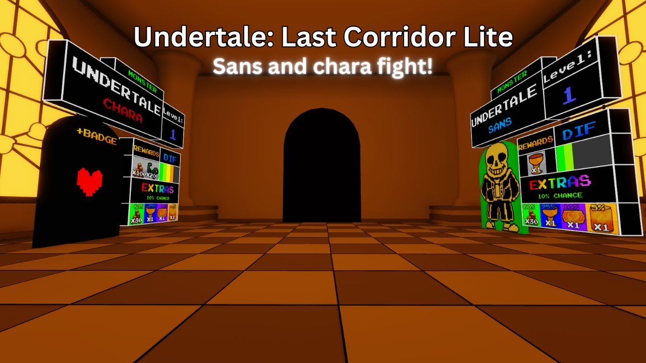 Undertale: Last Corridor Lite - The Comedian and The 1st Fallen Child ...