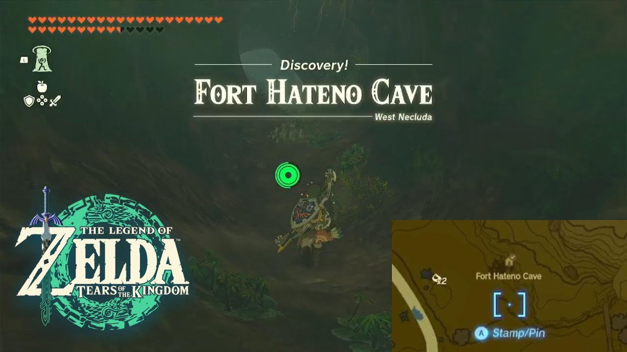 Fort Hateno Cave (Legend of Zelda: Tears of The Kingdom) - YouTube