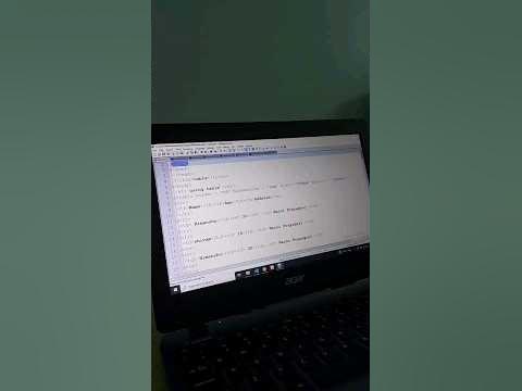 creating table using notepad++ and result also result #html #computer # ...