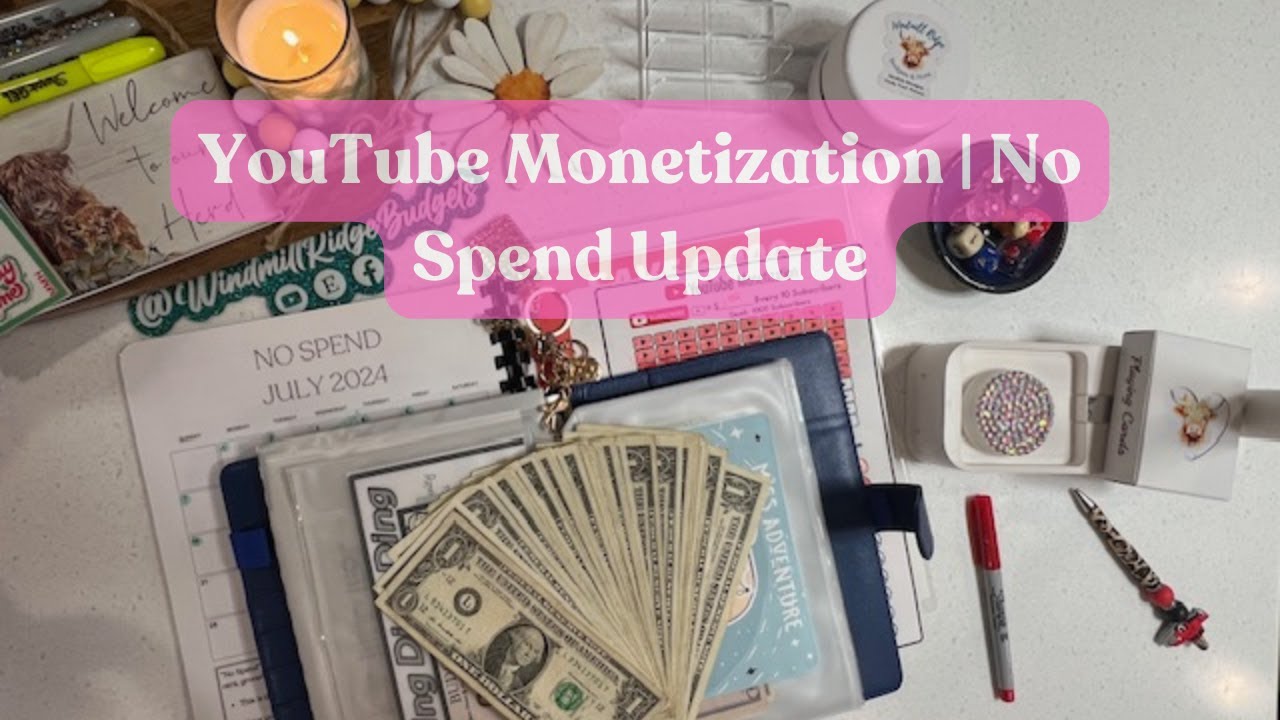 YouTube Monetization | No Spend Update | Let's Save $40 in Our Savings ...