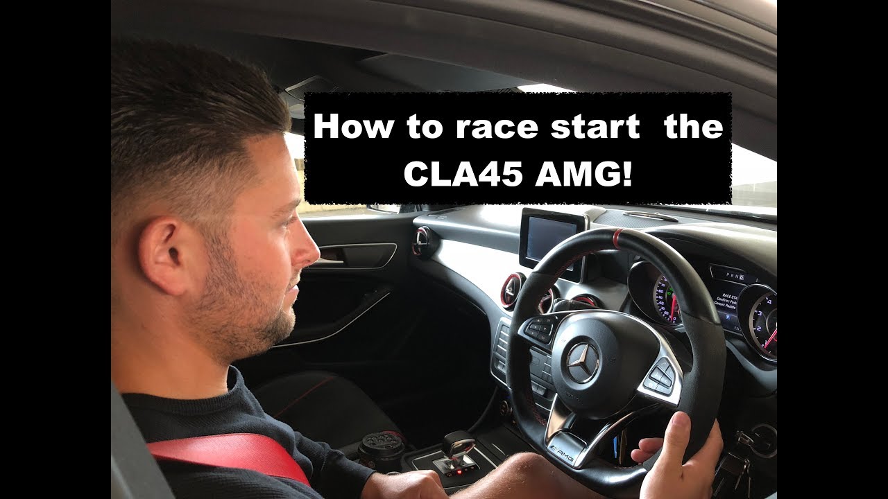 Mercedes-Benz CLA45 AMG Launch Control/ Race Start - YouTube