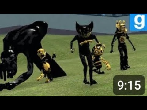 The gmod nextbot video archive:MORE CREEPY BENDY AND THE INK MACHINE ...