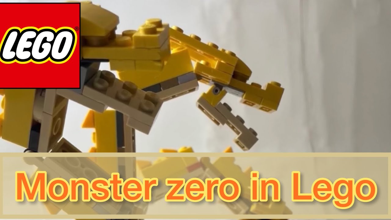 Lego monster zero from Godzilla King of the monsters - YouTube