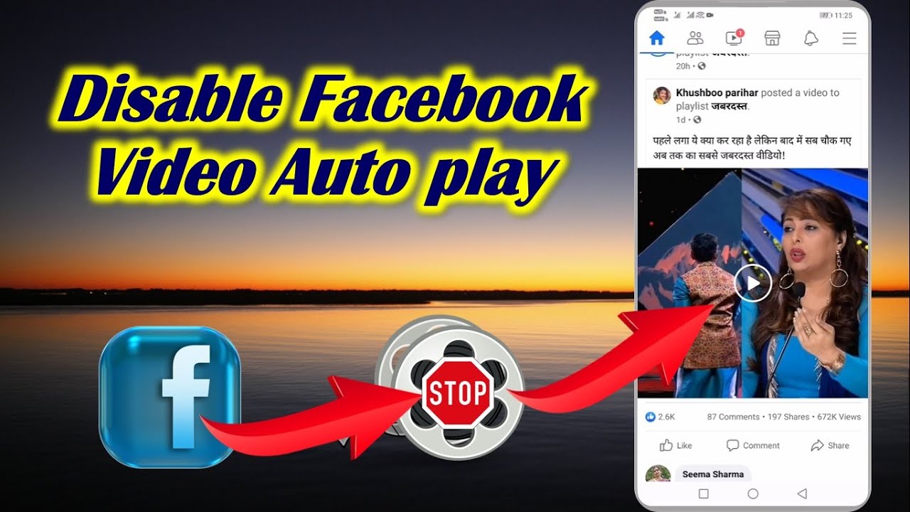 How to Disable Facebook Video Autoplay - YouTube