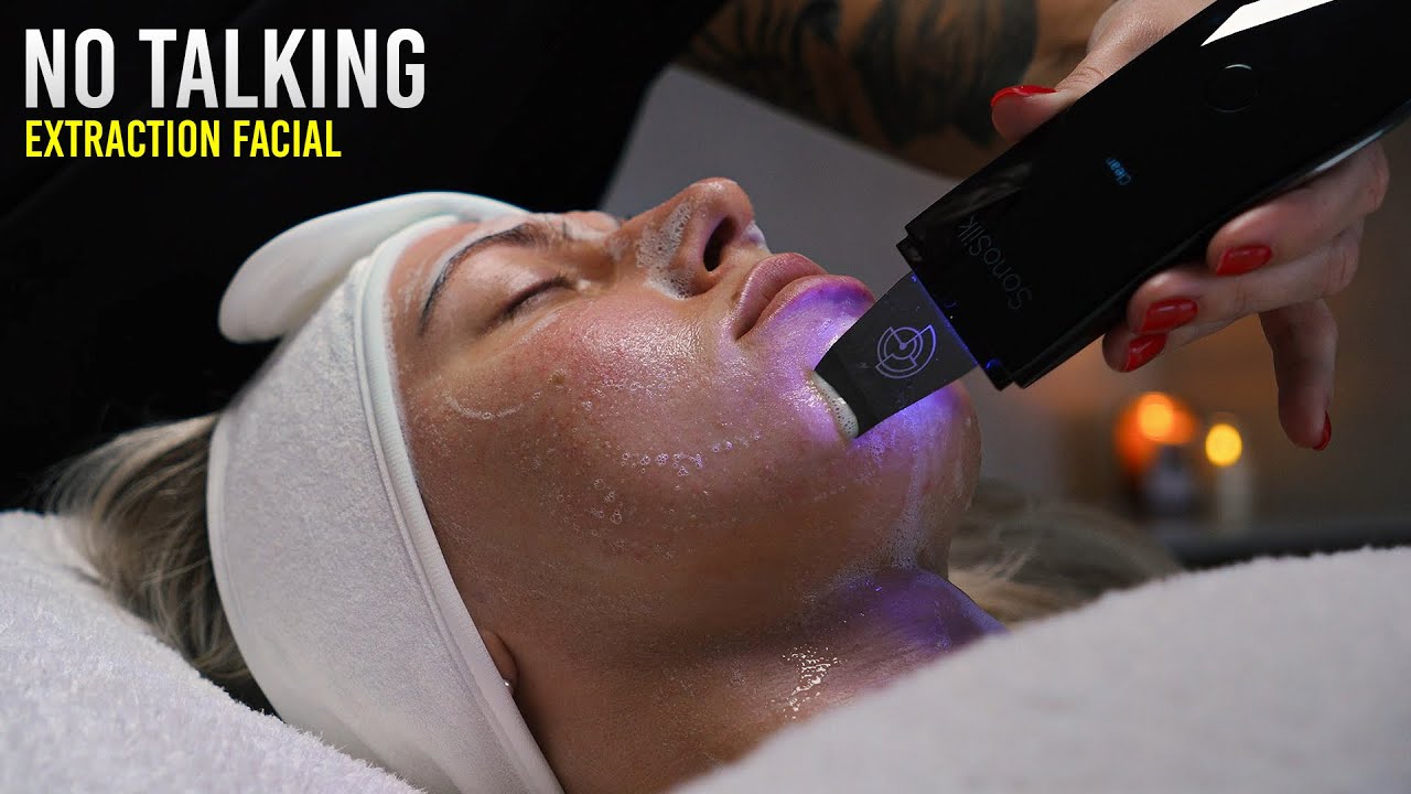 Extraction & Deep Pore Spa Facial Treatment - YouTube