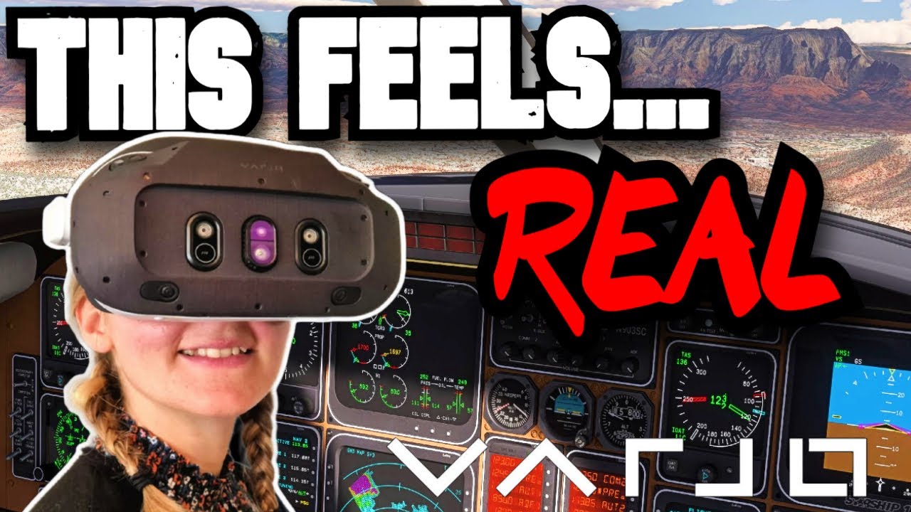 THIS £6000 VR headset Can TRAIN ASTRONAUTS! RETINA Clarity IN MSFS 2024 ...