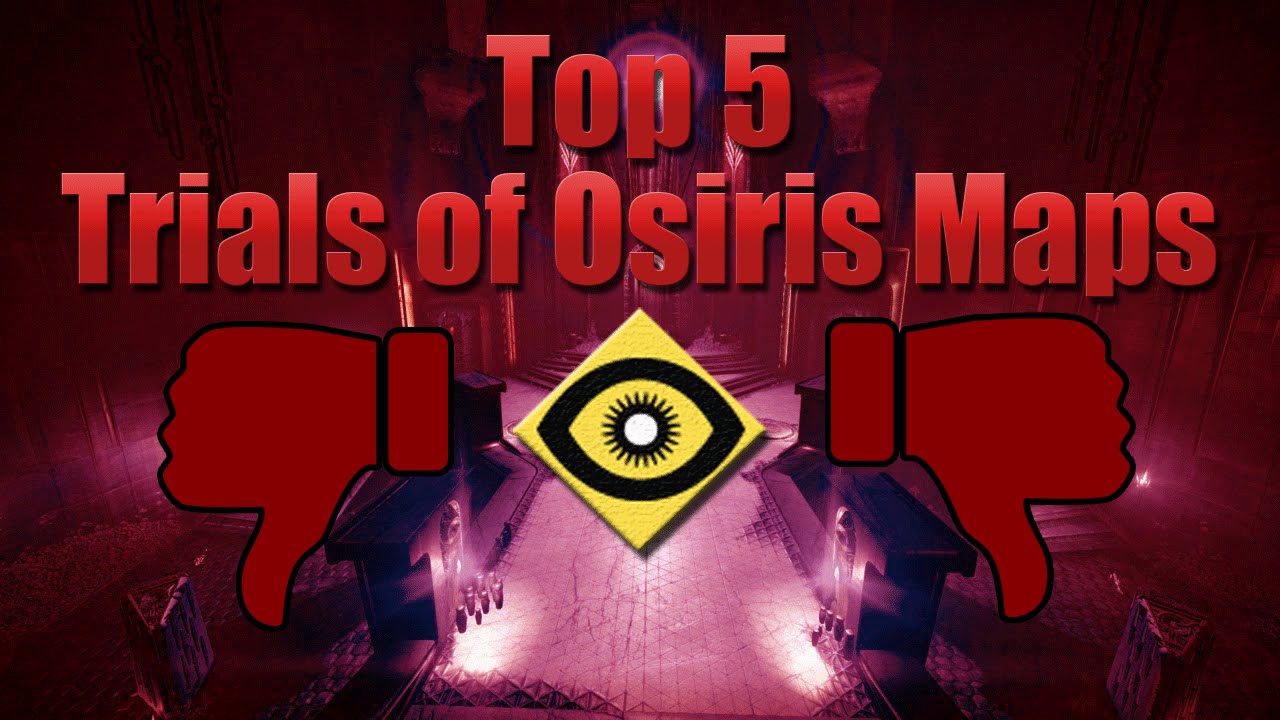 My TOP 5 WORST Trials of Osiris Maps! (Destiny) - YouTube