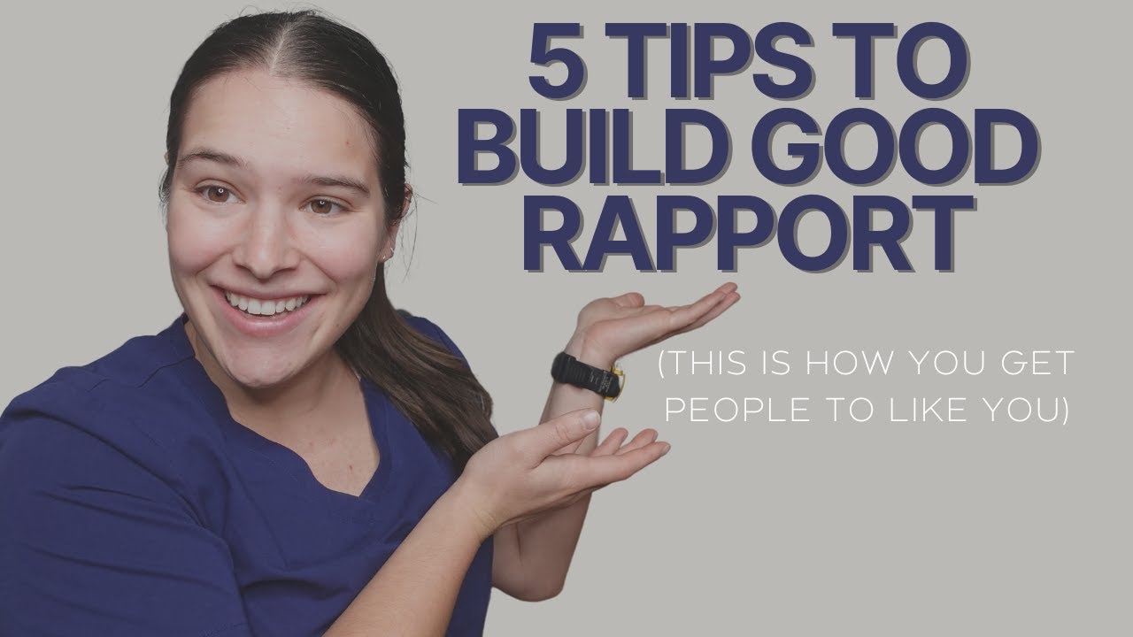 How to build rapport in healthcare - YouTube