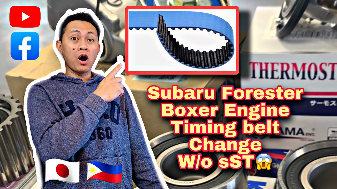 SUBARU FORESTER BOXER ENGINE PAANO PALITAN NG TIMING BELT AT PAANO E ...