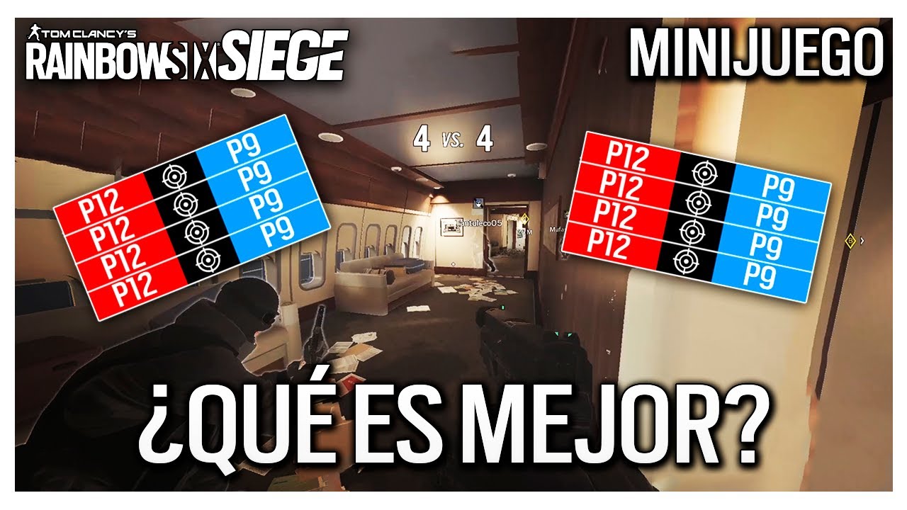 Todos con PISTOLA P9 vs PISTOLA P12 | Minijuego | Caramelo Rainbow Six ...