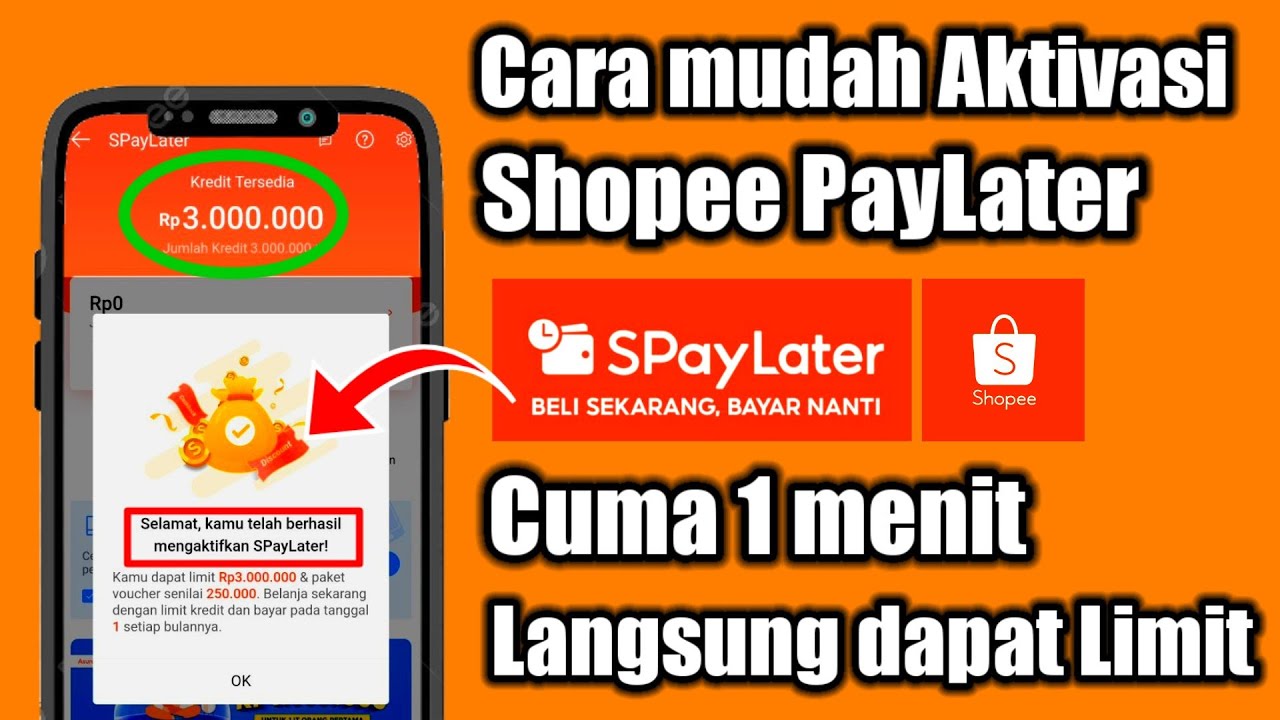 Cara Aktifkan Spaylater Terbaru Bagi Pemula | 100% Berhasil‼️ ...