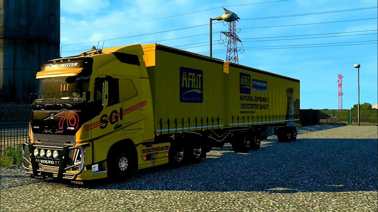 southgate investment #70 skin |ets2 1.50 | volvo fh mod | african style ...