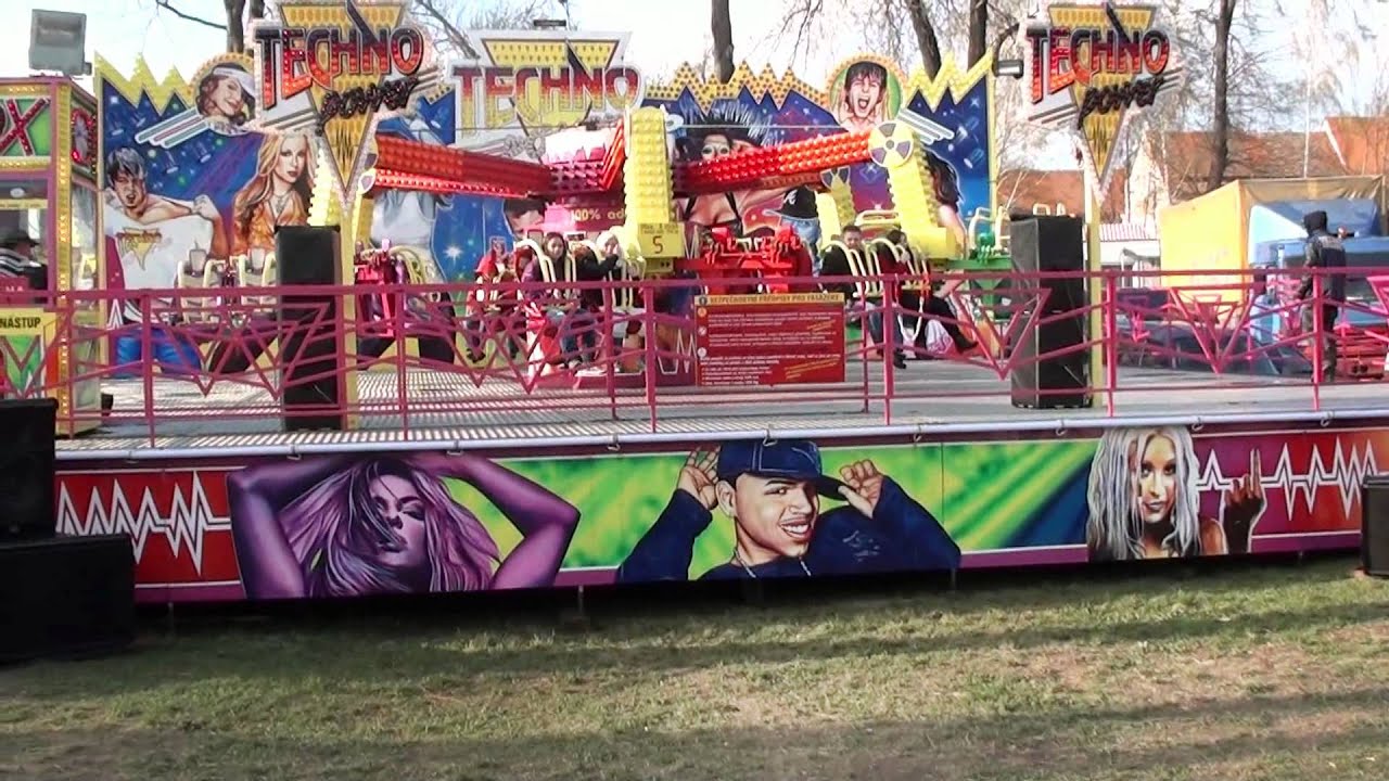 Sedlecká pouť 2012 - ATRAKCE TECHNO POWER / ATTRACTION TECHNO POWER OFF ...