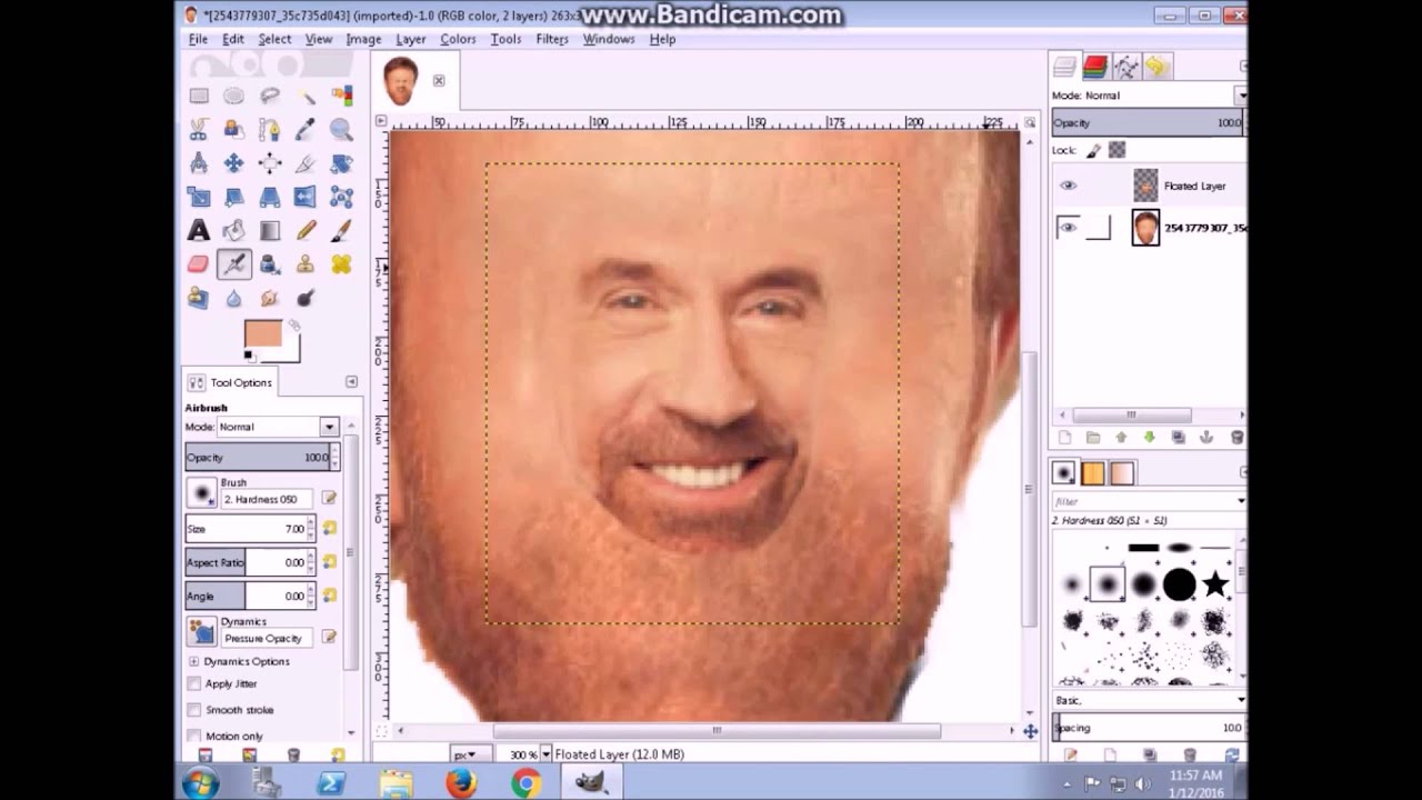 How to make someones face small in gimp 2.0 - YouTube