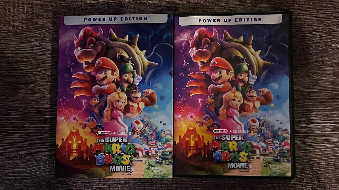 The Super Mario Bros. Movie - DVD Opening and Menu Walkthrough - YouTube